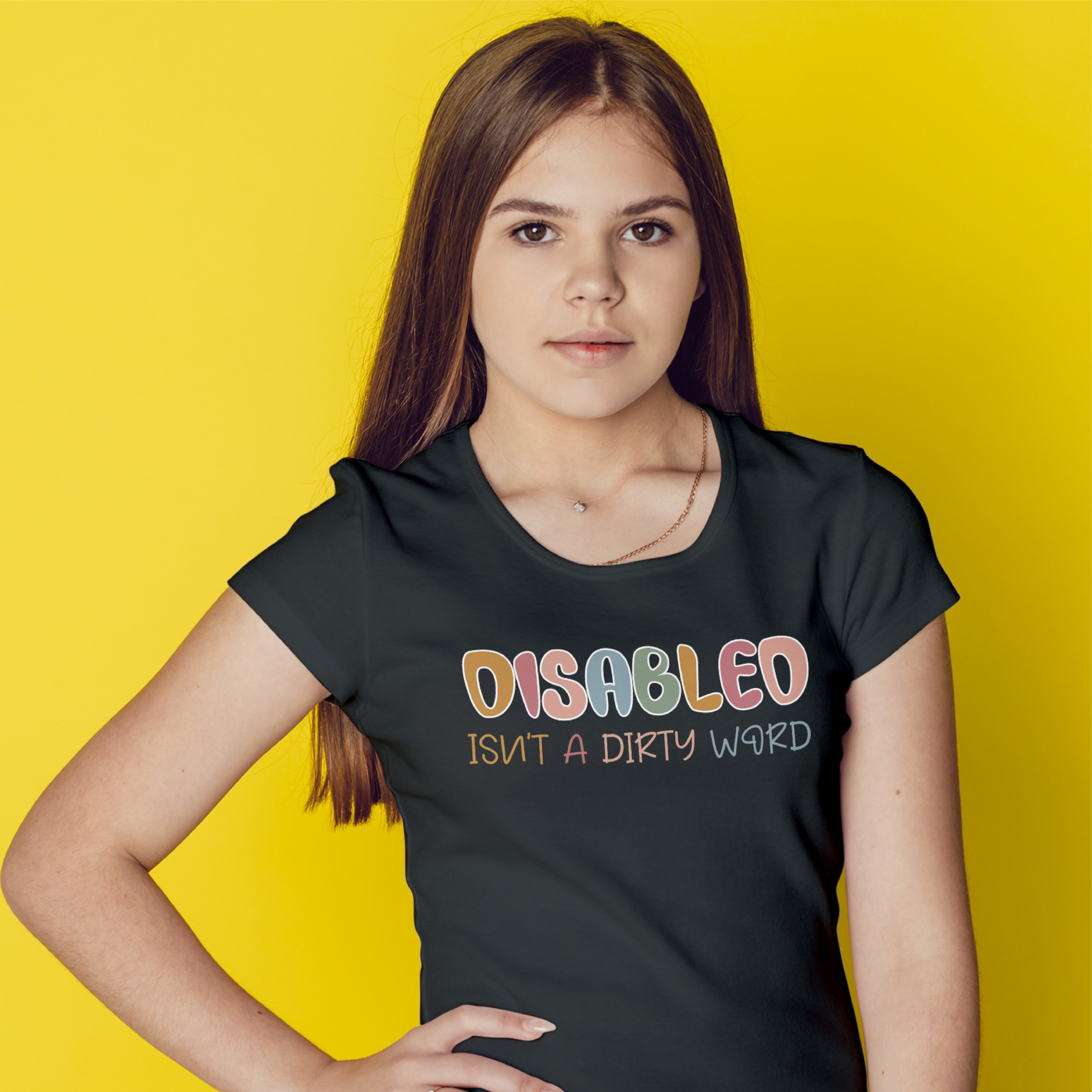 Disabled Isn't A Dirty Word Tee – CapabiliTees